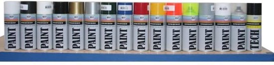 Sprayson Matte witte verf spuitbus - 400 ml - duurzame hechting ...