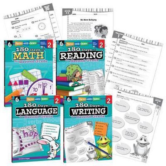 180 Days of Practice- 180 Days of Practice Grade 2 Bundle ...