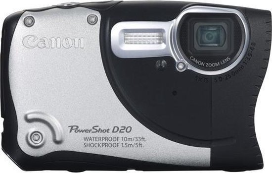 Canon PowerShot D20 - Zilver | bol.com