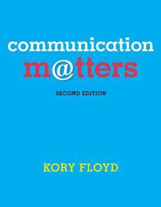 Communication Matters | 9780078036866 | Kory Floyd | Boeken | bol.com