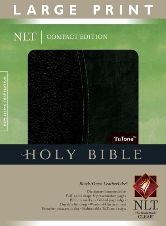 Large Print Compact Bible-Nlt | 9781414334240 | Boeken | bol.com