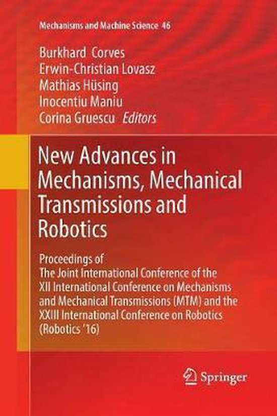Mechanisms and Machine Science- New Advances in Mechanisms, Mechanical Transmissions... | bol.com
