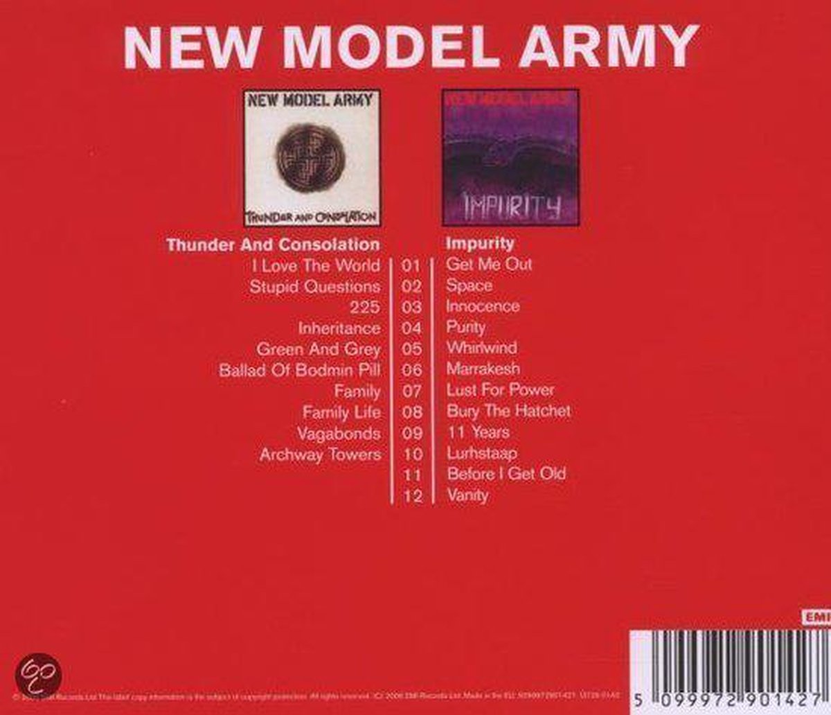Impurity/Thunder And.., New Model Army | CD (album) | Muziek | bol.com