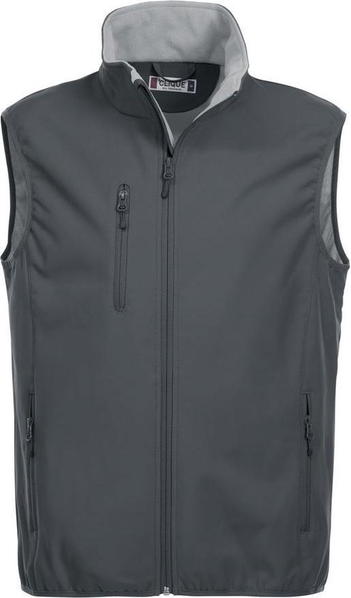 Clique Basic Softshell Vest 020911 - Mannen - Pistol - 3XL | bol
