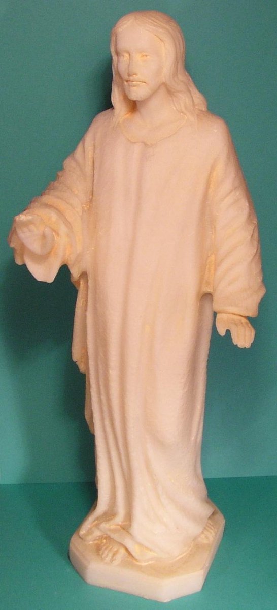 Albast Beeld van Jezus Christus de Prediker H30-Br12-D9cm | bol.com