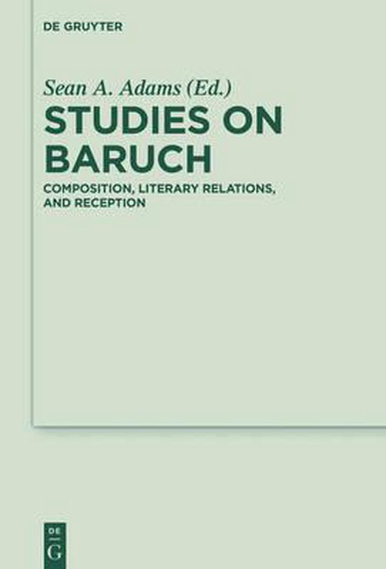 Studies on Baruch | 9783110362947 | Boeken | bol.com