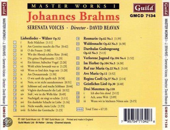 Master Works I, David Beavan Serenata Voices | Muziek | bol