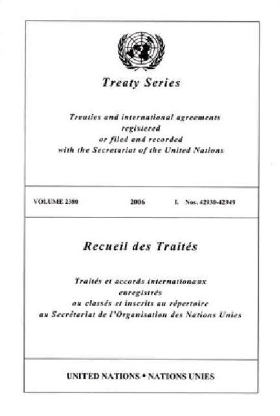 Treaty Series | 9789219003897 | United Nations | Boeken | bol.com