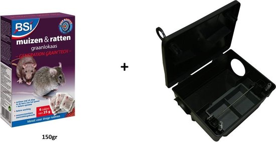 Muizengif - Veilig muizen bestrijden: Generation grain tech 150gr ...