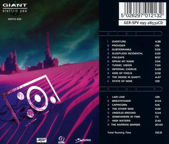 Subterranea, IQ | CD (album) | Muziek | bol.com