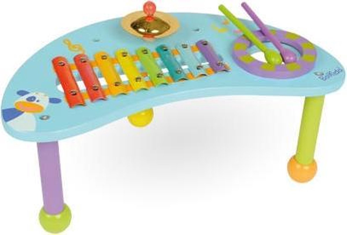 Boikido' houten multi percussie tafel - drumstel | bol.com