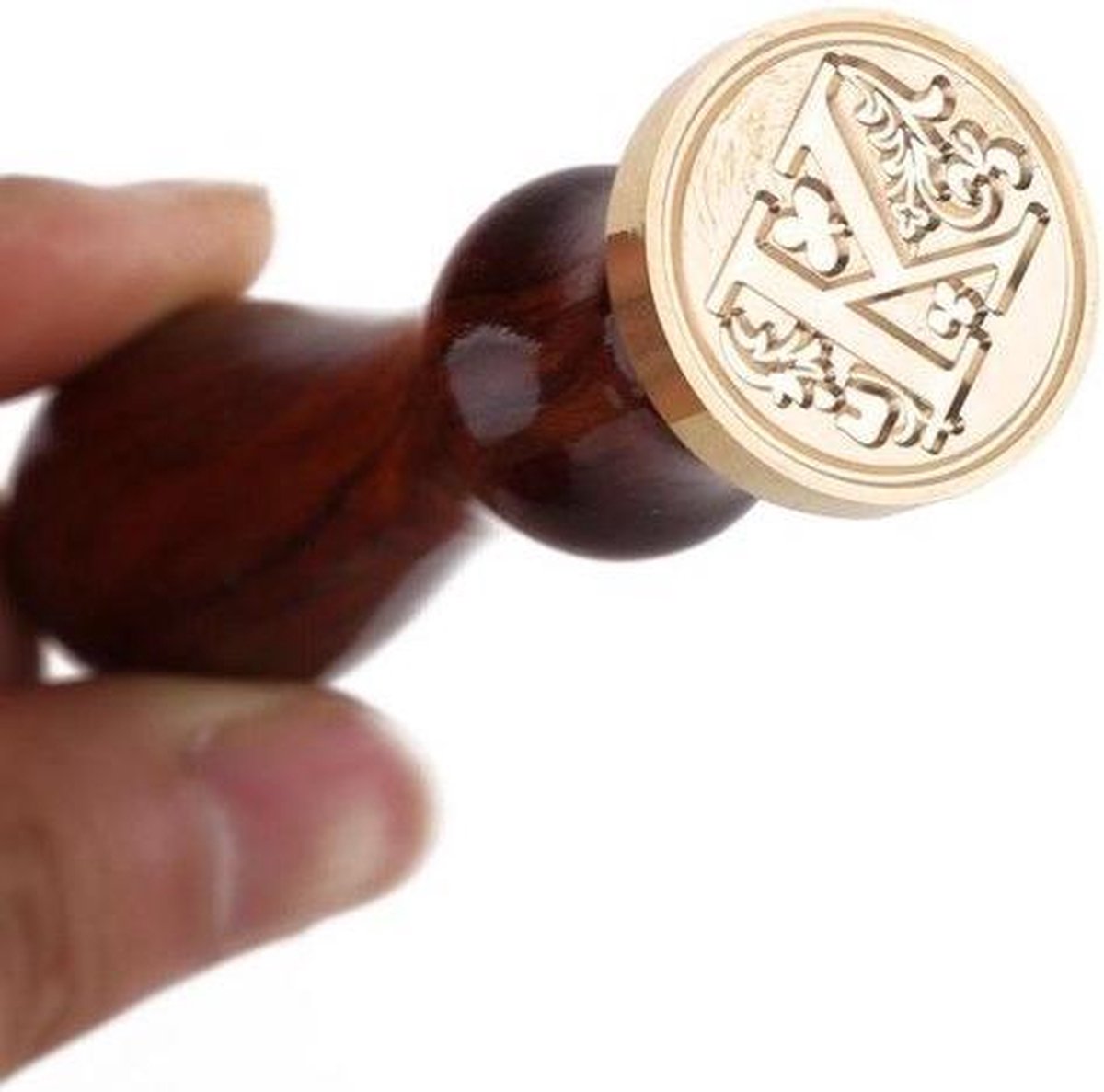 Houten Stempel met Letter K | Wax Seal | Stempelen | bol.com