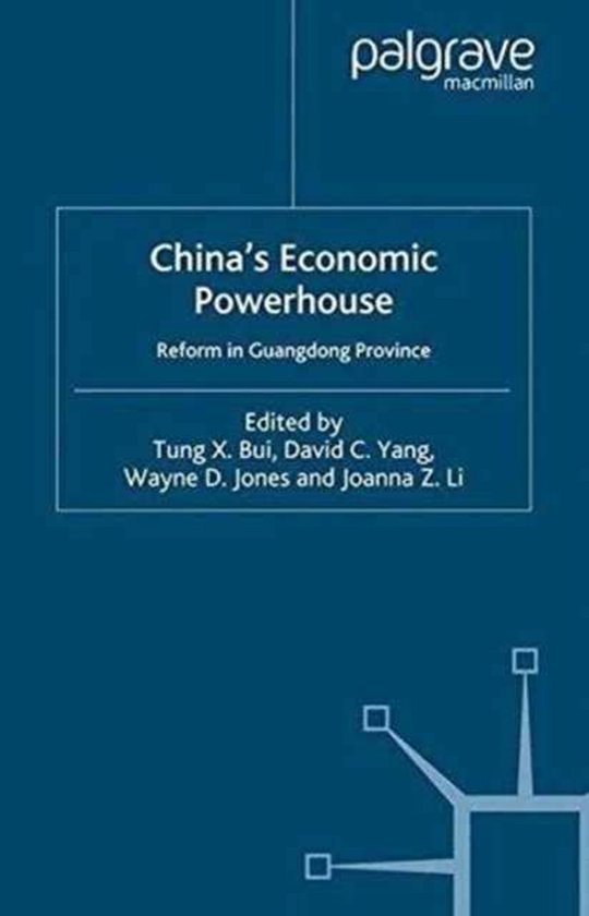 China's Economic Powerhouse | 9781349509072 | Boeken | bol.com