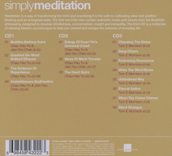 Simply Meditation, various artists | Muziek | bol