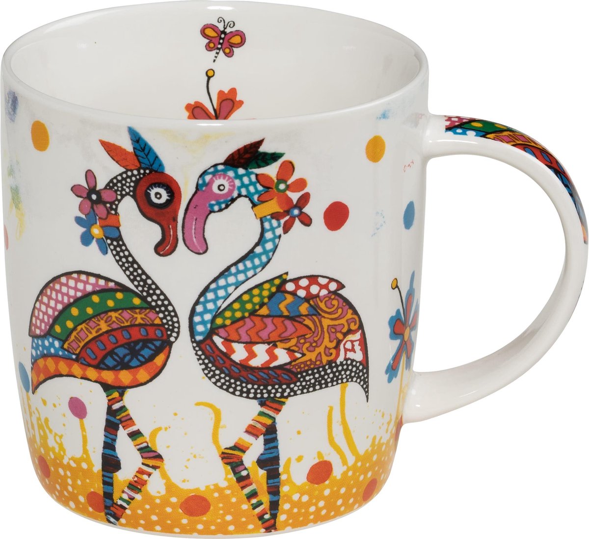 Maxwell & Williams Smile Style - Mok - Flamboyant - 400 ml | bol.com