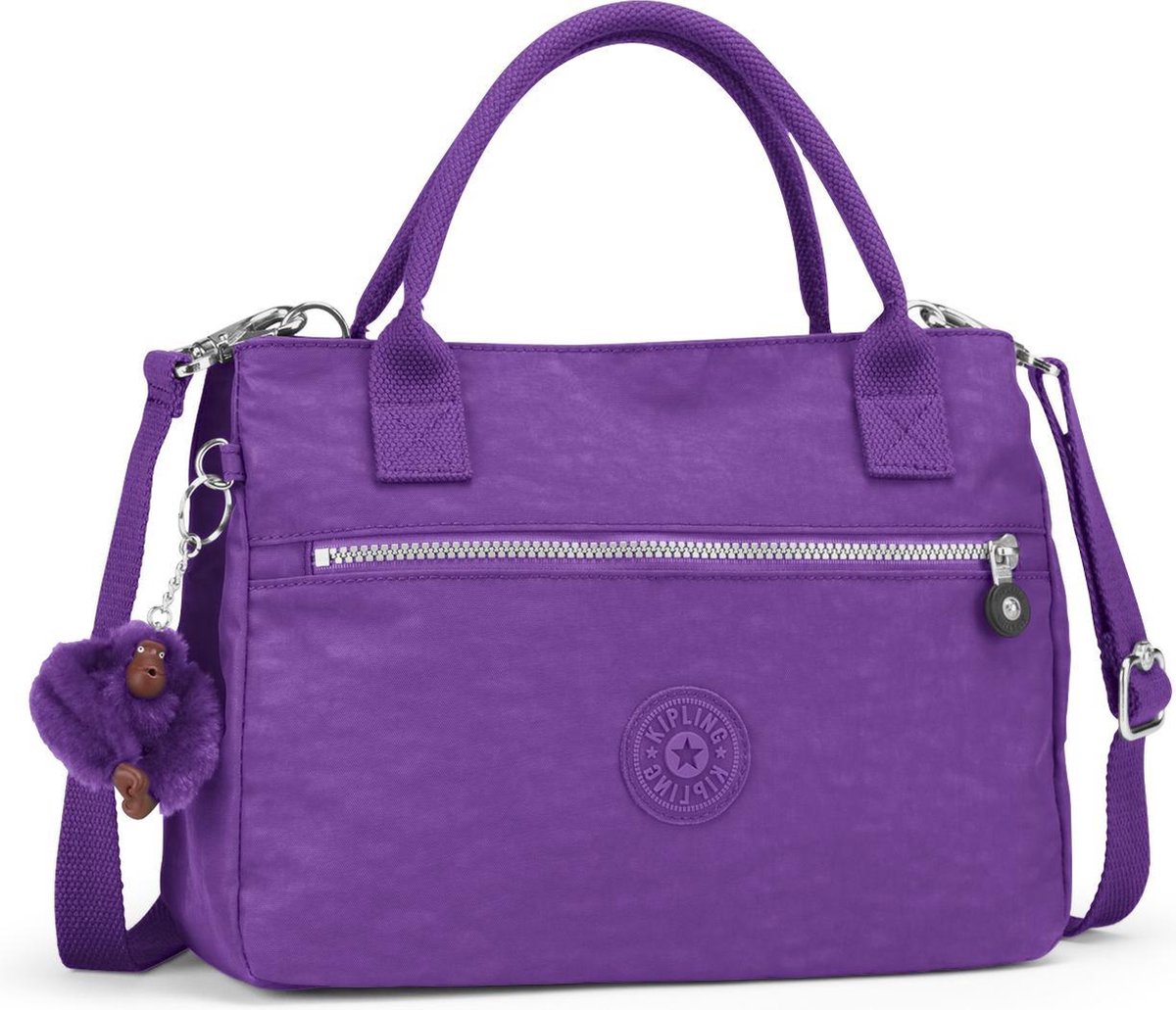 Kipling Sevrine - Handtas - Brilliant Purple | bol.com