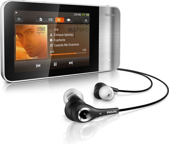 Philips GoGear Muse - MP4 speler - 8 GB - Zilver | bol.com
