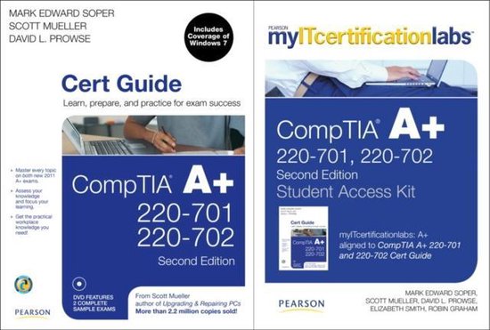 CompTIA A+ Cert Guide with MyITcertificationlabs Bundle (220-701 and 220-702), Soper... | bol.com