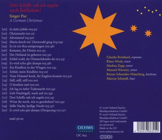 Singer Pur - A German Christmas (CD), Singer Pur | Muziek | bol