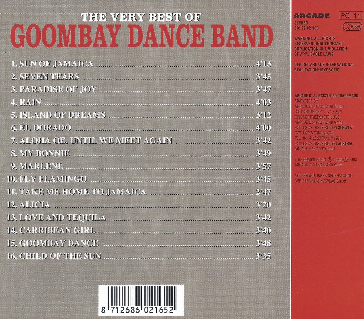 The Very Best Of Goombay Dance Band, Goombay Dance Band | CD (album ...