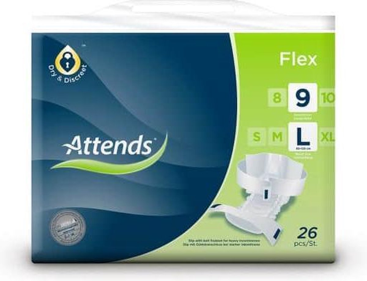 Attends Flex 9 L 26 Stuks | bol.com