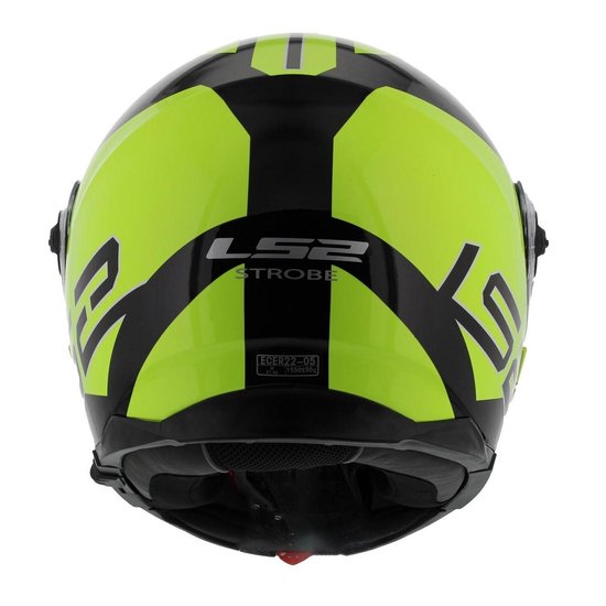 LS2 FF325 Strobe Zone systeemhelm - Motorhelm - Fluor geel - Maat 2XL ...