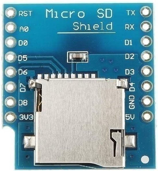 3-st. WeMos® Micro SD-kaartscherm voor WeMos D1 Mini TF WiFi ESP8266 ...
