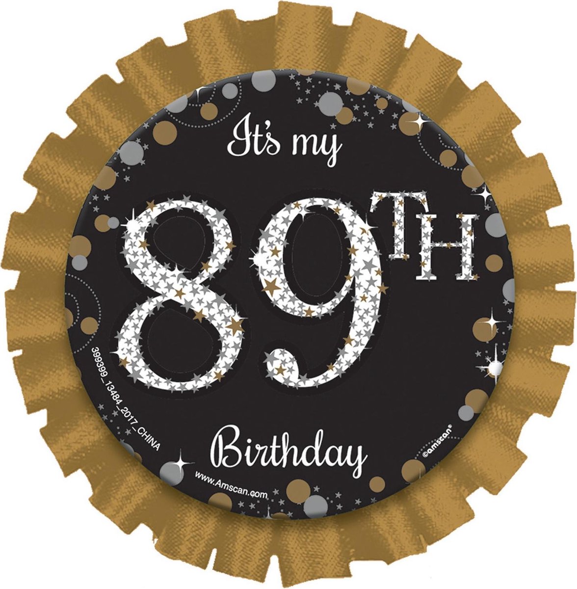 bol.com | Verjaardag Button It's My Birthday 7,6cm