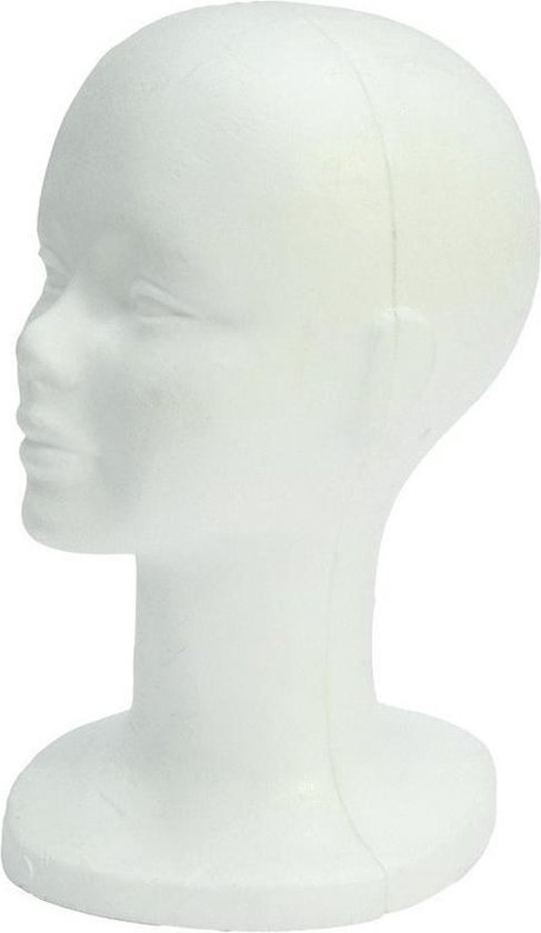 4x presentatie paspop/pruiken display hoofden van 30 cm | bol.com