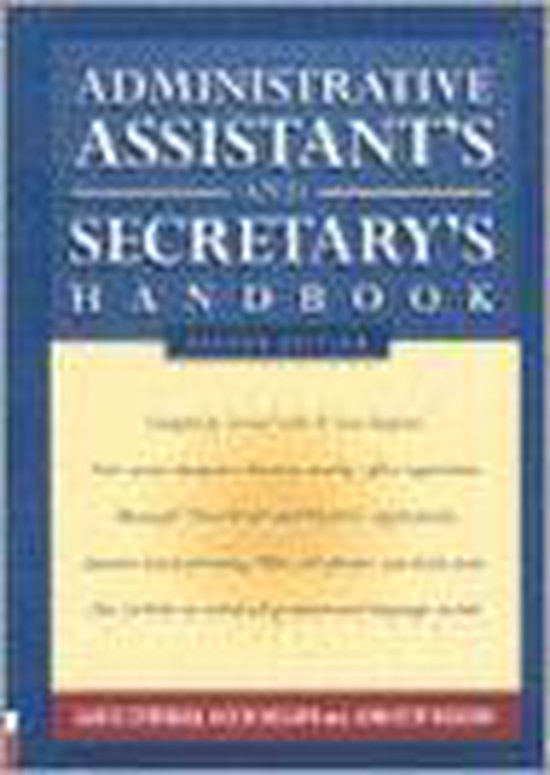 Administrative Assistant's and Secretary's Handbook, James Stroman ...