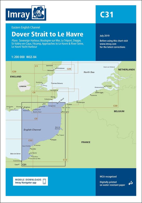 Imray Chart C31 | 9781786791023 | Imray Imray | Boeken | bol.com