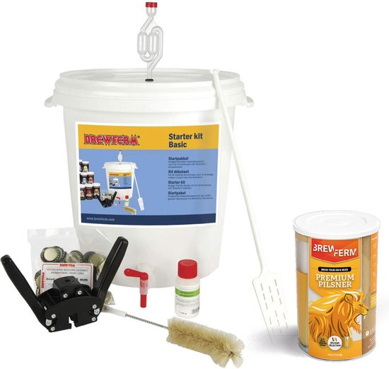 Brewferm® startpakket bier brouwen Basic - Premium Pilsner - zelf bier brouwen -... | bol.com