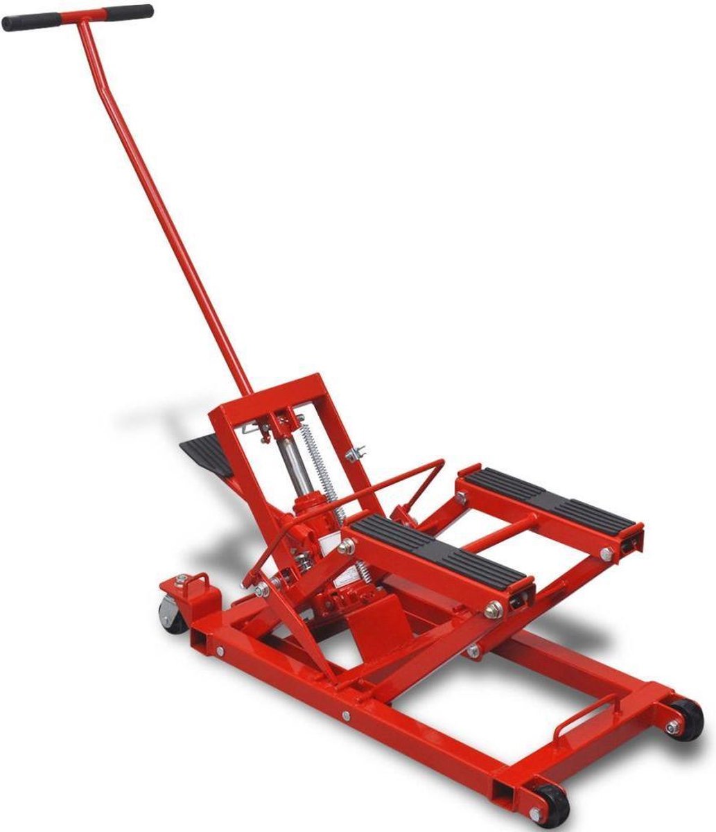 Hydraulische Garagekrik Motor krik 680kg Rood - Krik auto - Autokrik ...