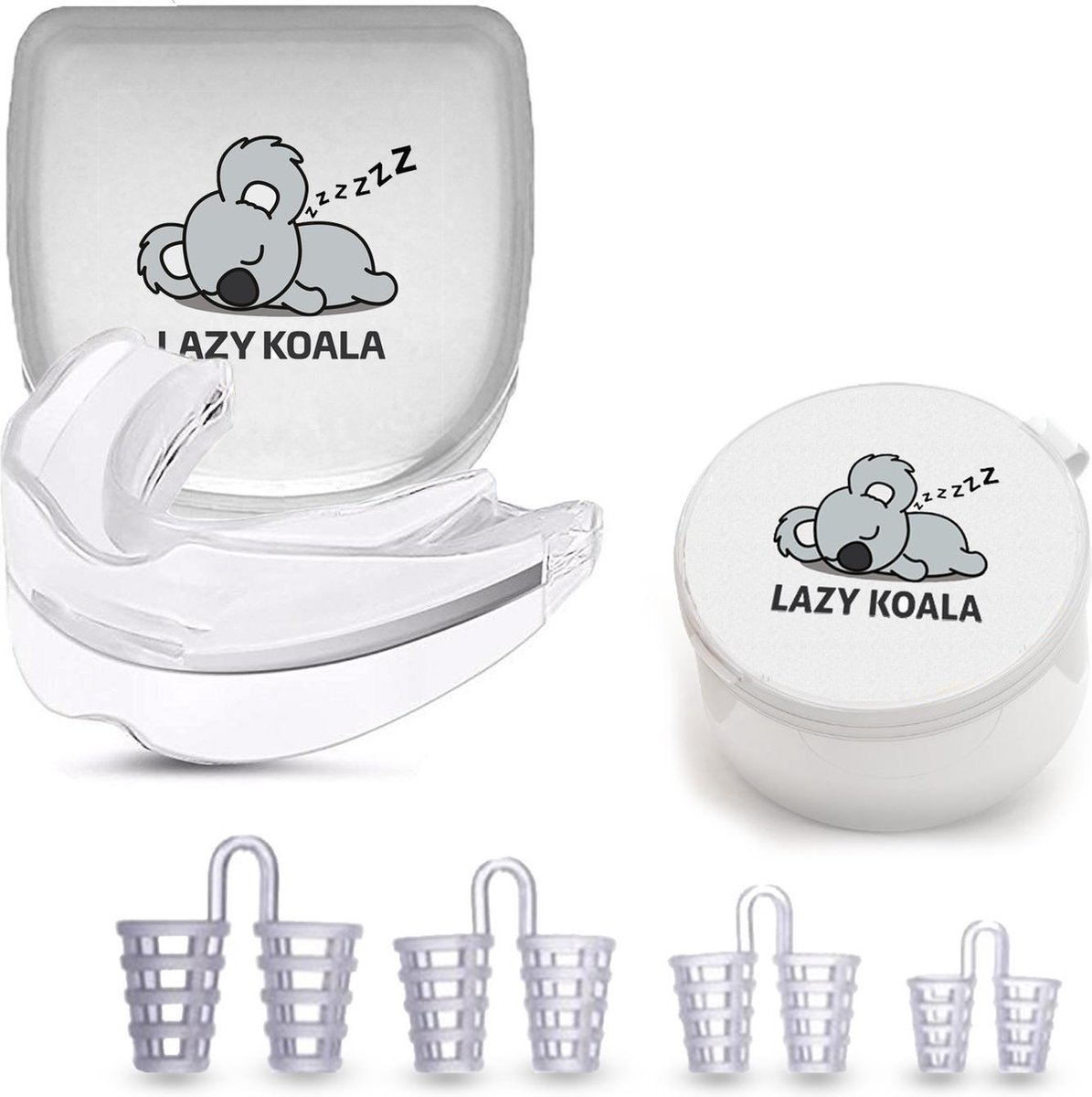 Lazy Koala - Anti Snurkbeugel & Neusspreiders - Anti Snurk Middel- 1 ...