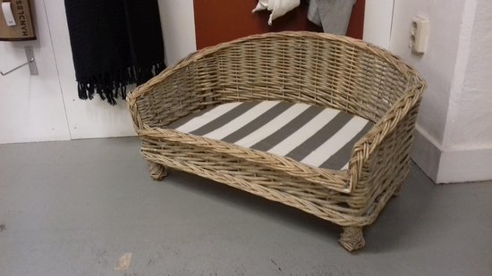 rieten hondenmand groot, hondenbed riet / rotan | bol.com