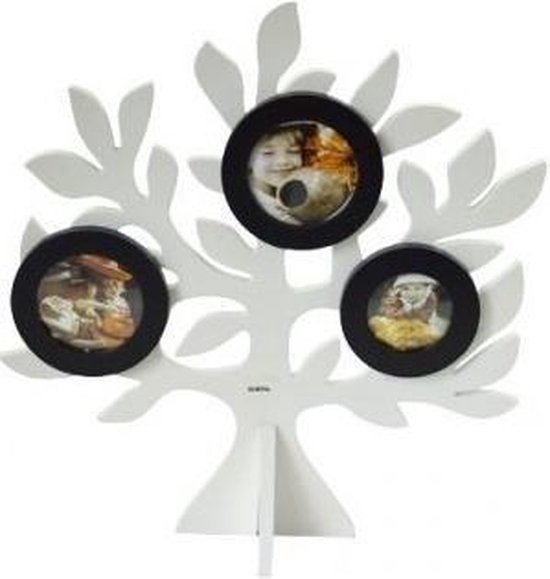 Dielay - Fotolijstjes in Boom - Family Tree - Decoratie - Hout - 35x33 ...