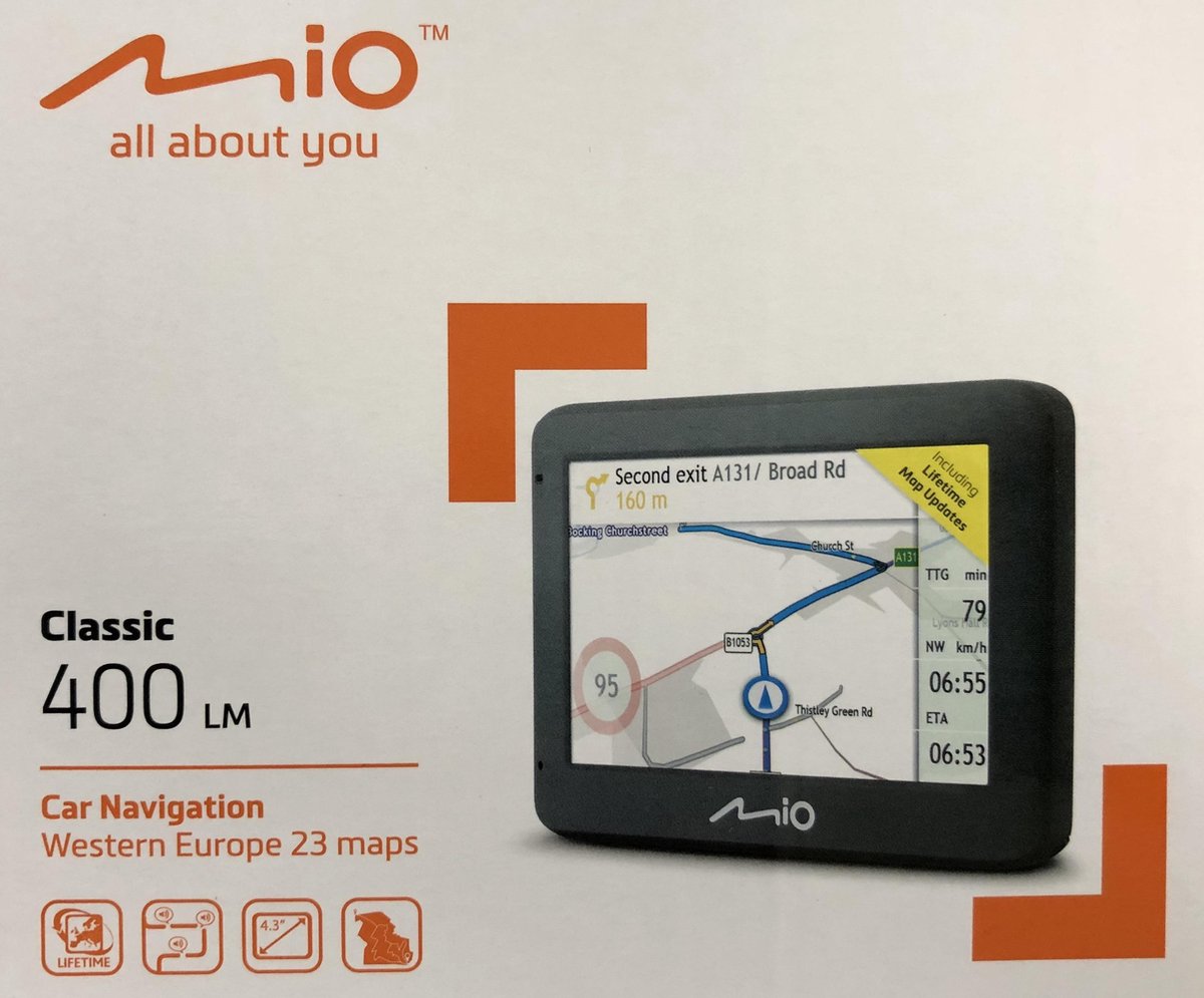 Mio Classic 400 LM Auto Navigatie Systeem 4.3" - Gratis Updates | bol.com