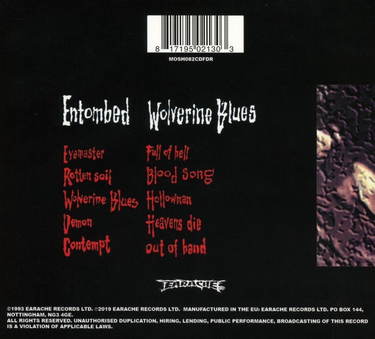 Wolverine Blues (Fdr Remastered Audio), Entombed | CD (album) | Muziek ...