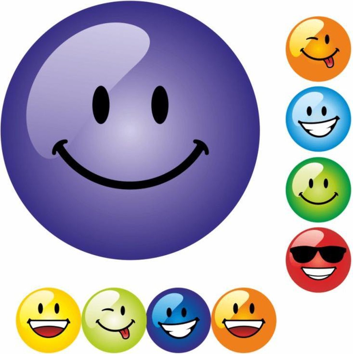 Topkwaliteit Smiley (Belonings)stickers | 540 stickers | 19 mm ...
