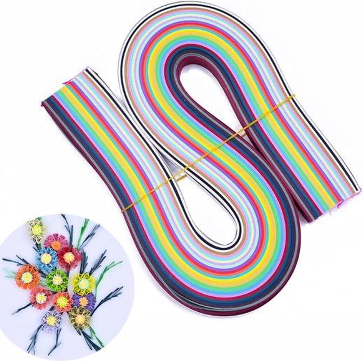 Filigraan papier - Quilling stroken 5MM x 54CM - 260 stuks | bol.com