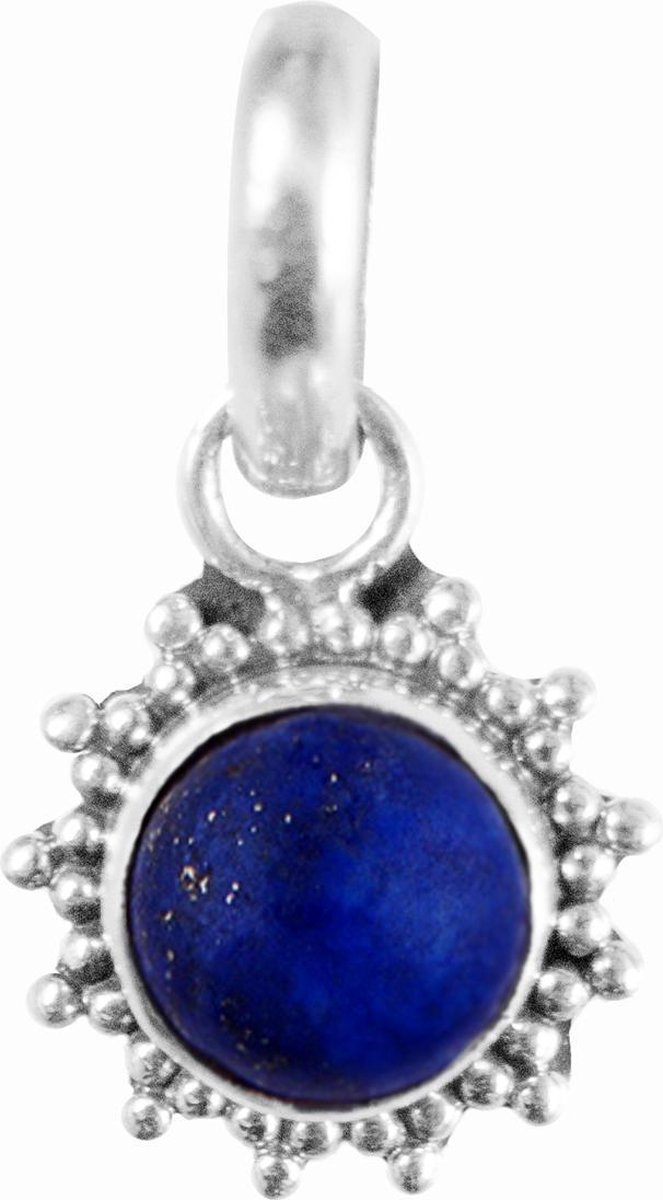 Jewelryz Haydee Edelsteen Hanger | 925 sterling zilver met blauwe ...