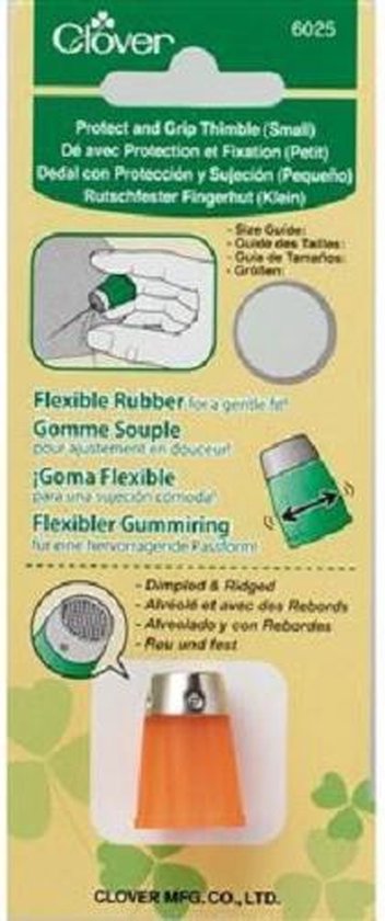 Clover Flexibele rubber vingerhoed (small) | bol.com