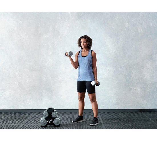Opti Dumbell Tree set | Halter en standaardset | Gewichtenset | bol