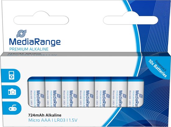 MediaRange MRBAT102 household battery Single-use battery AAA Alkaline 1 ...