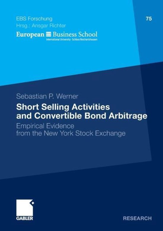 Short Selling Activities and Convertible Bond Arbitrage | 9783834918864 ...