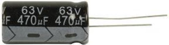 Electrolytic Capacitor 470 uF 63 VDC | bol.com