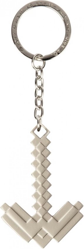 Minecraft: Pickaxe 3D Metal Keychain | bol.com