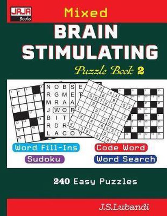 Mixed Brain Stimulating Puzzle Book 2, Jaja Books | 9781729316078 ...