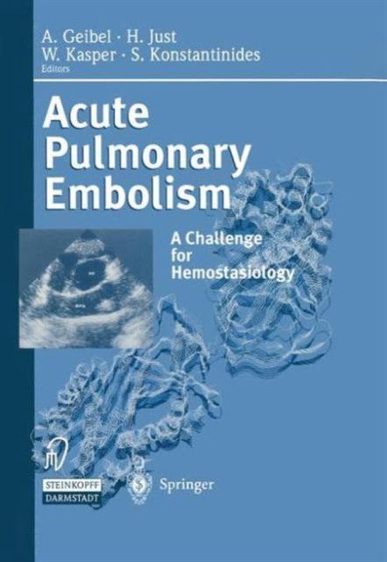 Acute Pulmonary Embolism | 9783798511675 | Boeken | bol