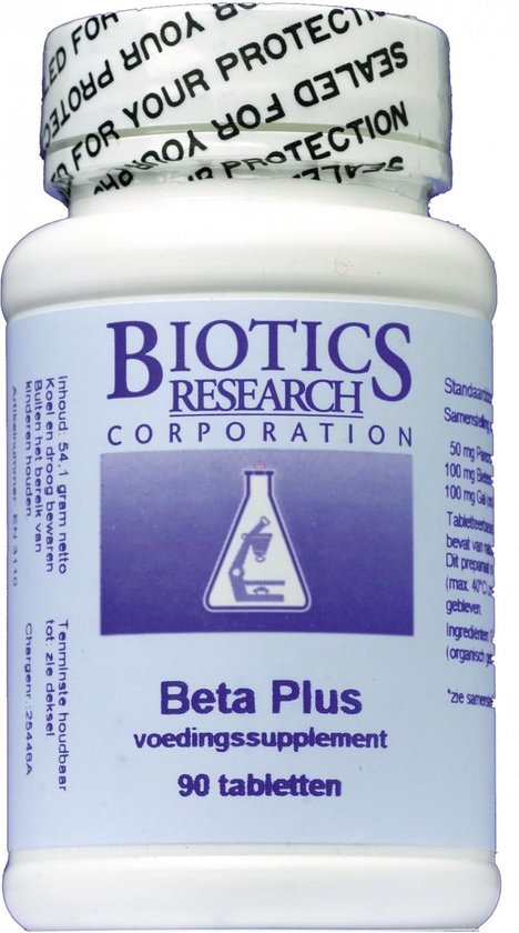 Biotics Beta Plus - 90 tabletten - Voedingssupplement | bol